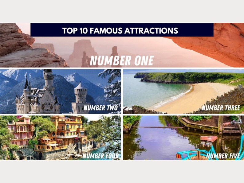 Unique Canva Presentation Slide Template, Creative and Colorful - Etsy