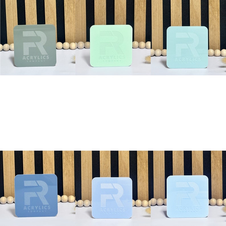 Pastel Color Acrylic Sheets, Laser Ready Acrylic Sheets (3mm) 1/8 ...