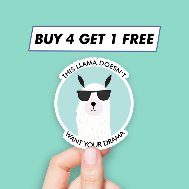 Stickers Llamas - Etsy