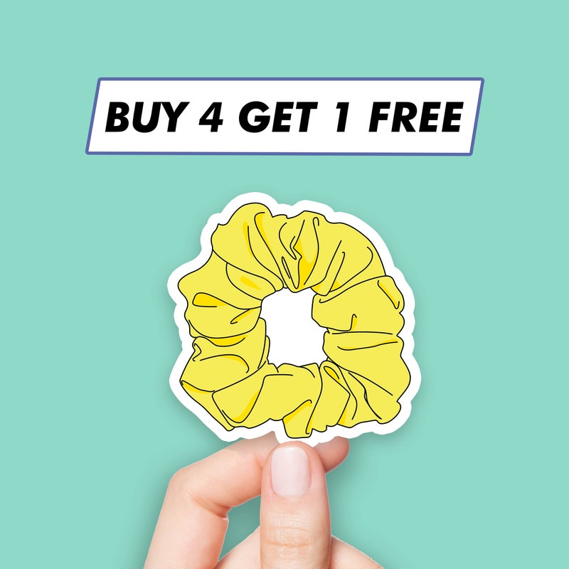 Scrunchie Stickers - Etsy