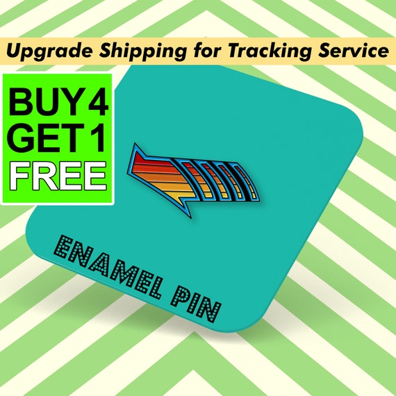 Back to the Future Arrow Enamel Pin Space Movie Enamel Pins - Etsy