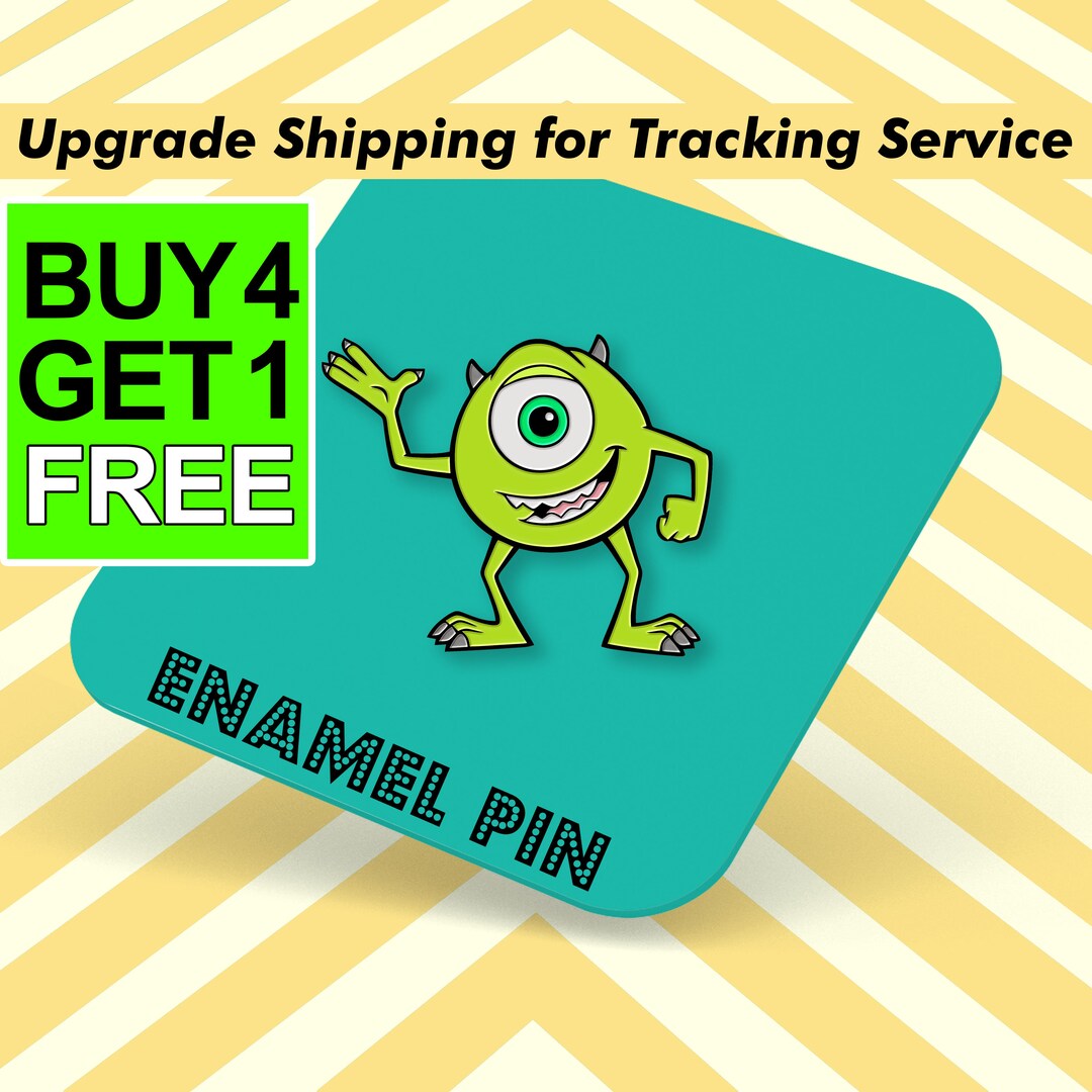 Mike Wazowski Cyclops Enamel Pin Monster Movie Enamel Pins - Etsy UK