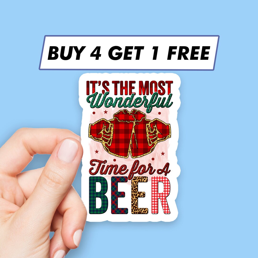 Wonderful Beer Sticker Party Quotes Stickers Laptop Stickers Aesthetic ...
