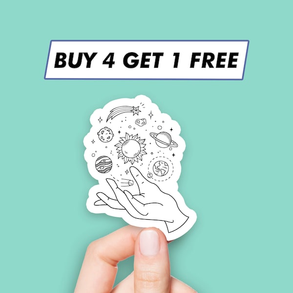 Space Desk Stickers - Etsy UK