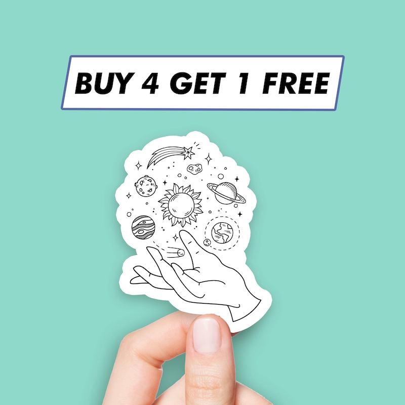 Space Desk Stickers - Etsy UK