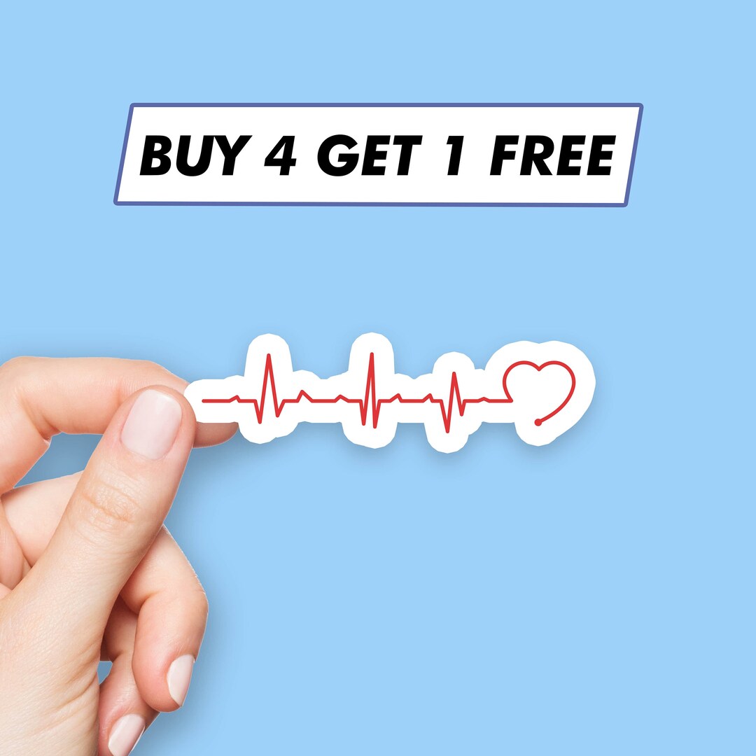 Heartbeat Emoji Sticker Cute Heart Stickers Laptop Stickers Aesthetic ...