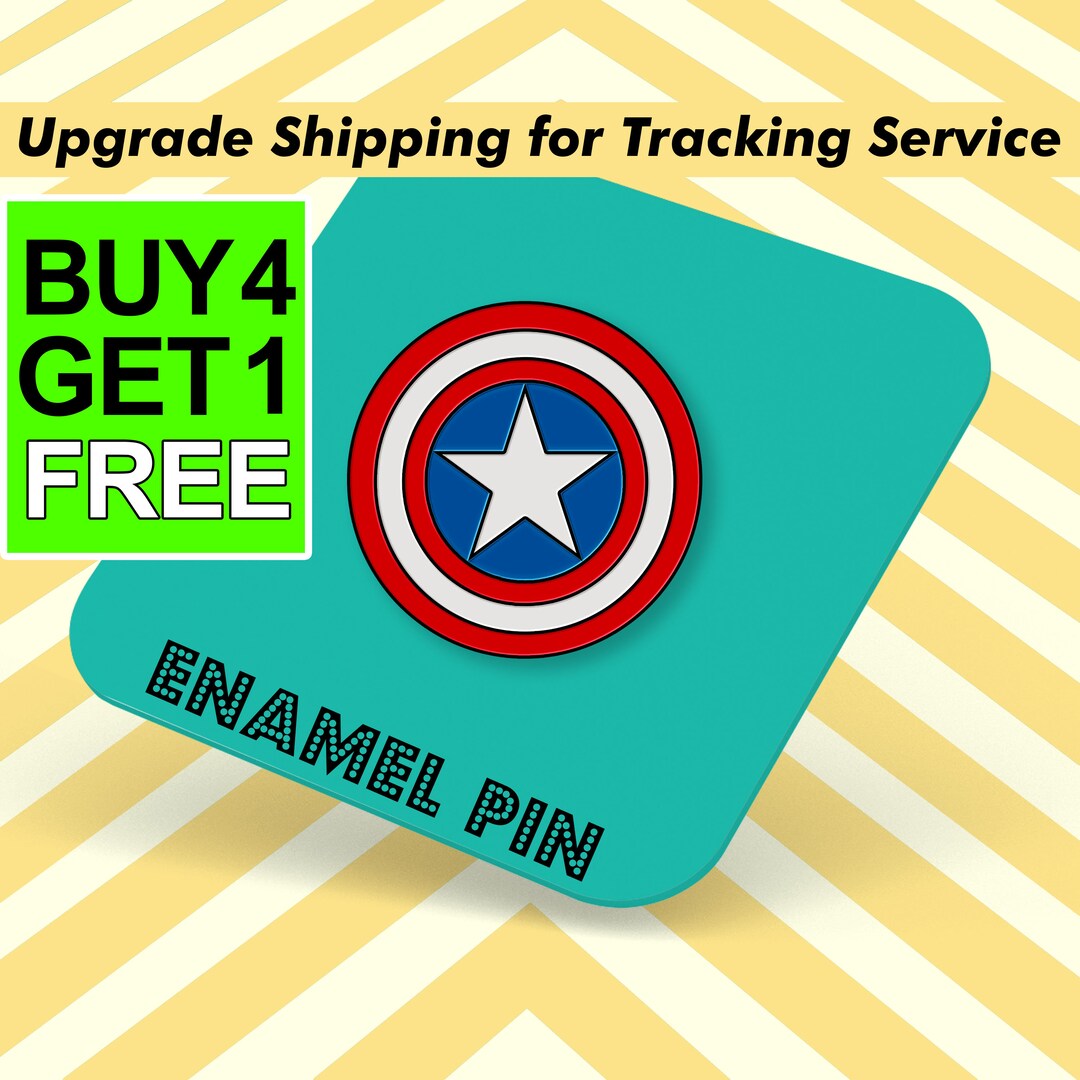 Escudo Superhéroe Esmalte Pin Comic Logo Esmalte Pins Pin - Etsy España