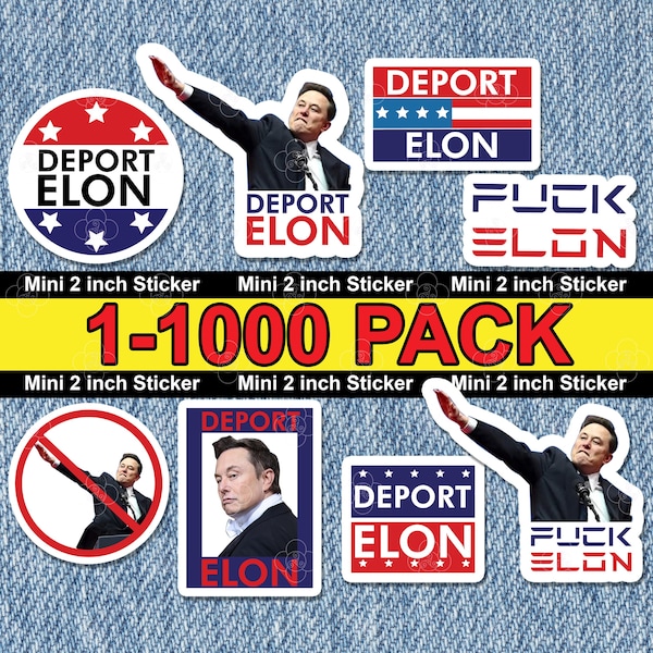 Anti Elon Stickers - Etsy