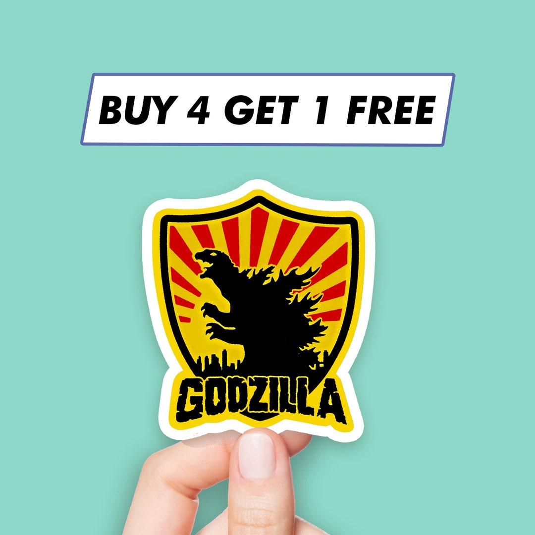 Godzilla Monster Sticker Dinosaur Anime Stickers Laptop Stickers ...