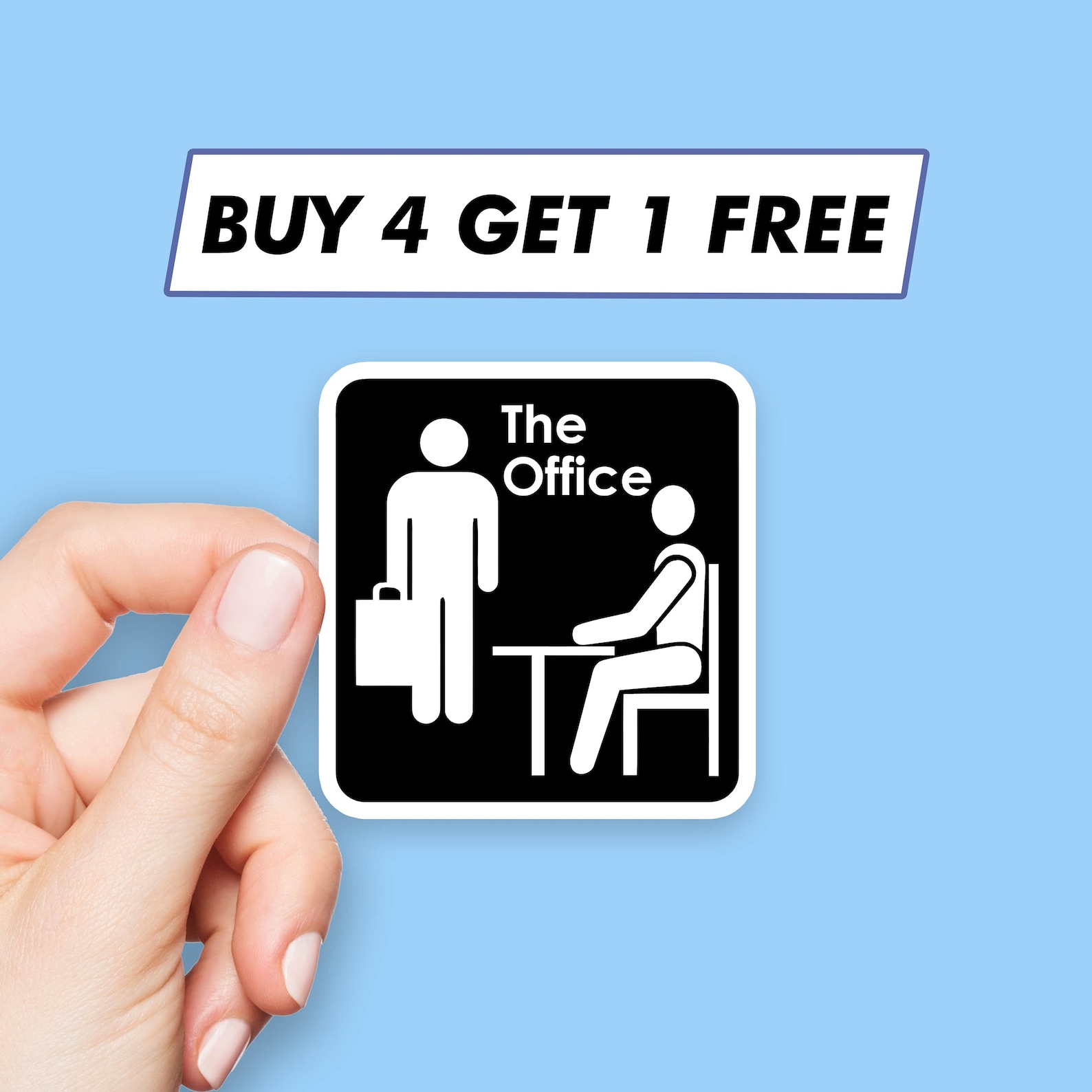The Office Logo Sticker Dunder Mifflin Cool Stickers Laptop Stickers ...