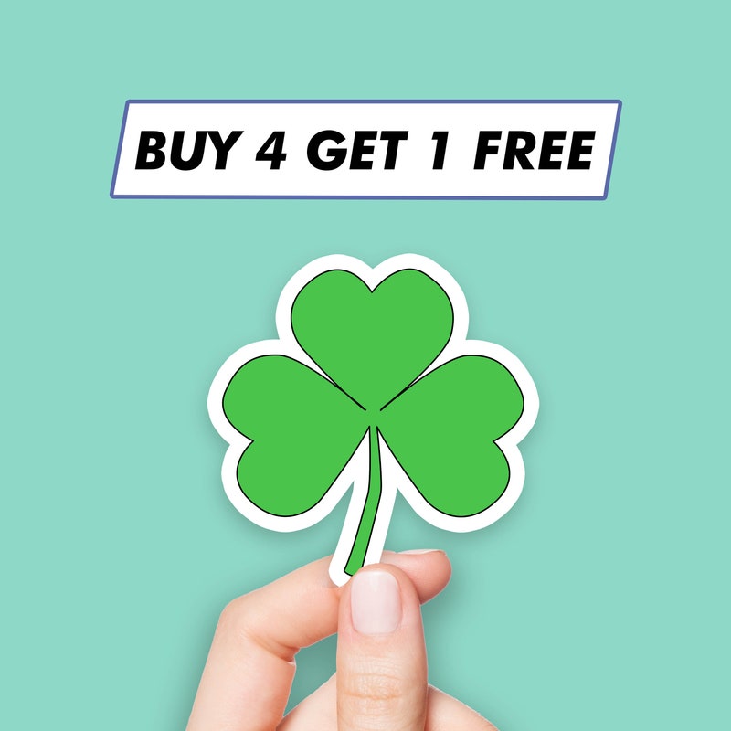 Shamrock Stickers - Etsy