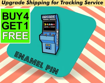 Game Over Arcade Enamel Pin Retro Video Game Enamel Pins Cute - Etsy
