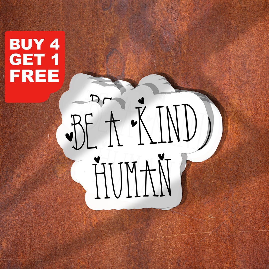 Be Kind Sticker Laptop Decals, Inspirational for Water Bottles and ...