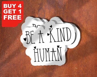Kindness Empathy Respect Sticker Laptop Decals, Inspirational for Water ...