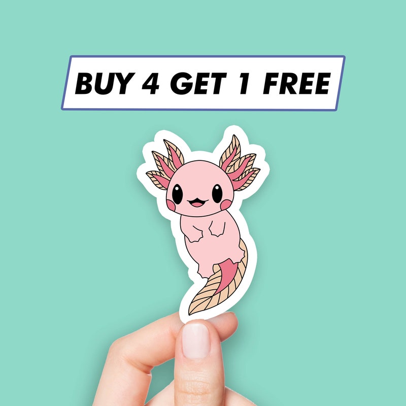 Axolotl Stickers - Etsy