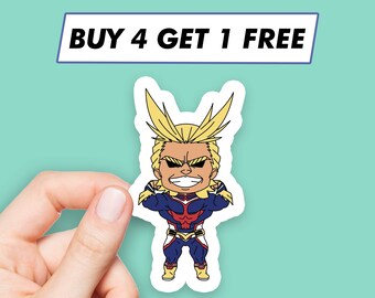 All Might Sticker - Etsy