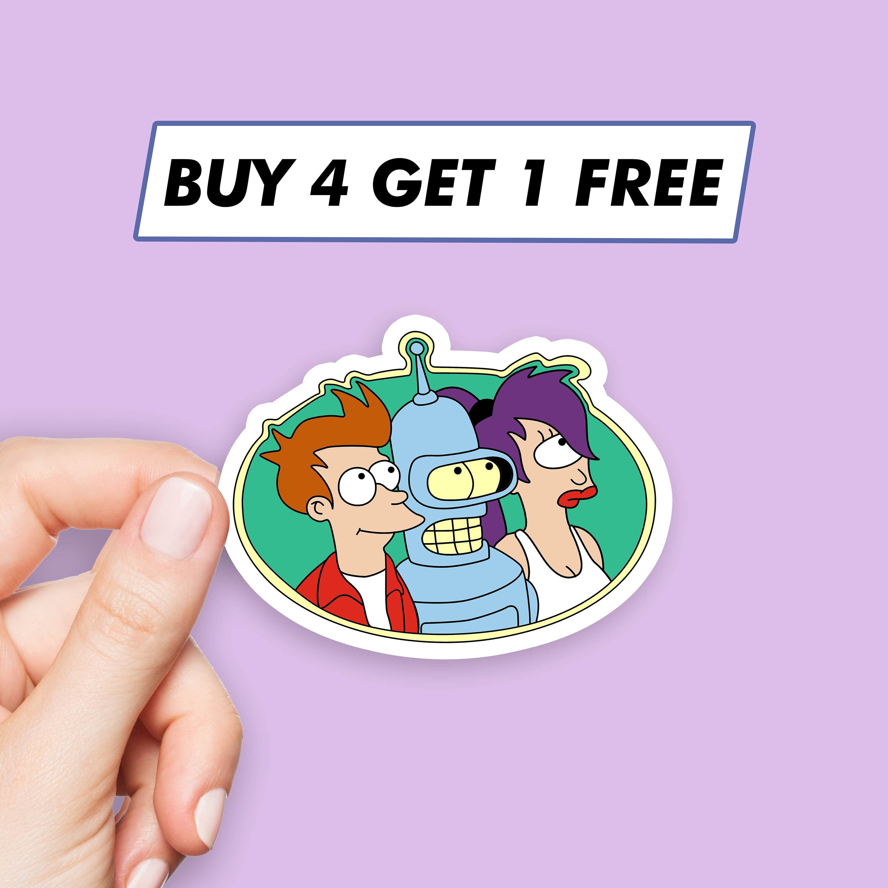Futurama Vinyl Decal Planet Express Ship Vinyl Decal - 5 Inch Futurama ...