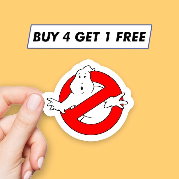 Ghostbusters Logo Sticker Ghost Cartoon Stickers Laptop | Etsy