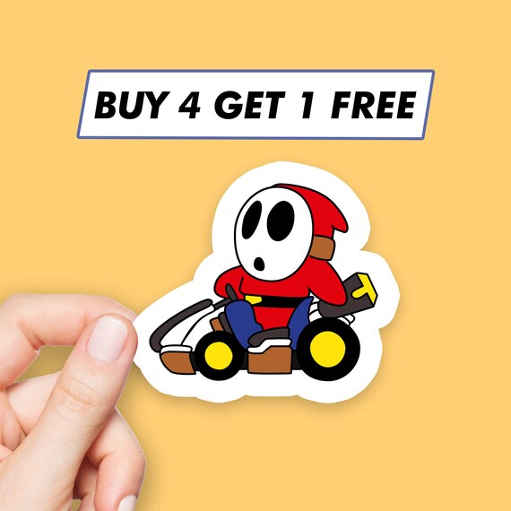 Paper Paper & Party Supplies Ghost Shy Guy Vinyl Sticker etna.com.pe