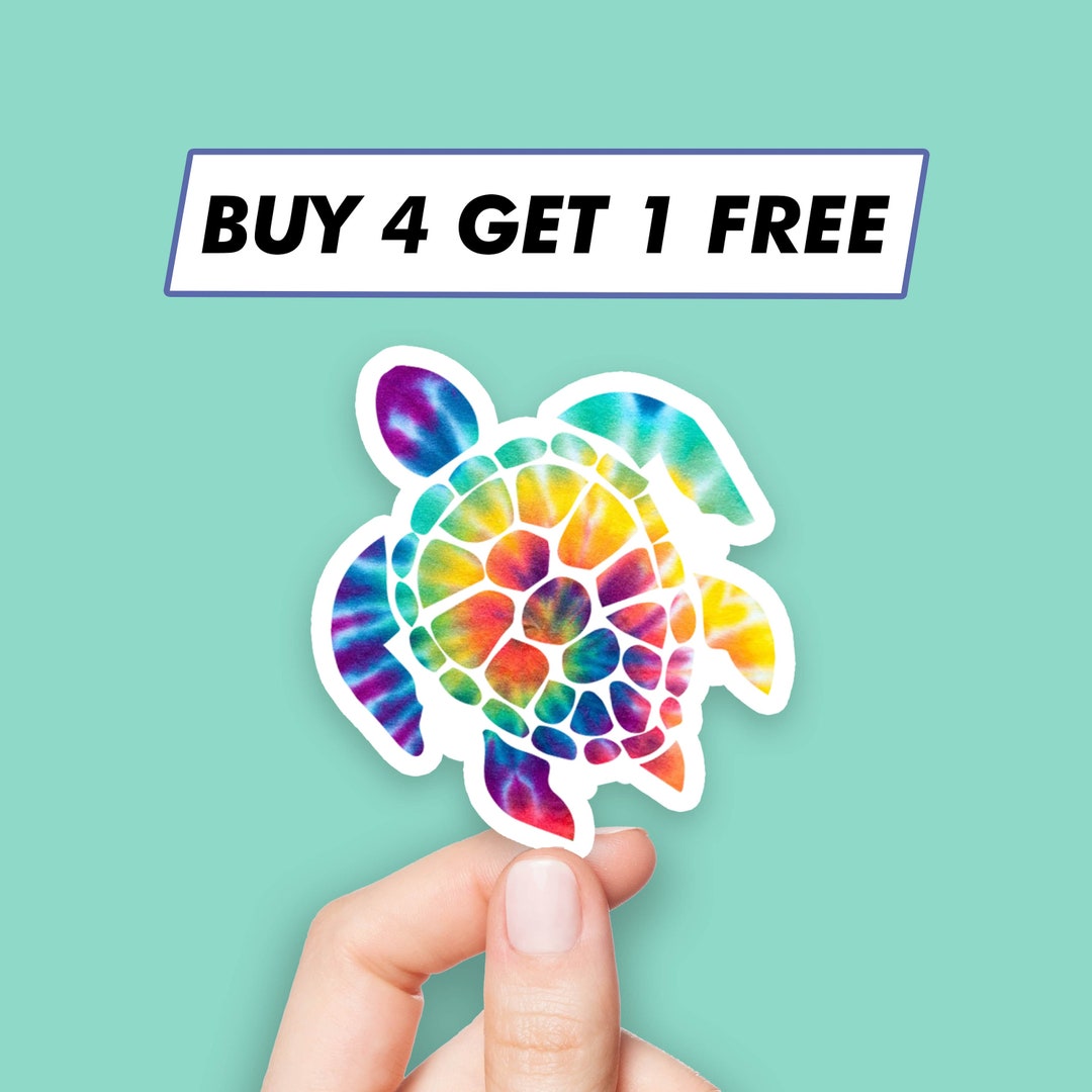 Rainbow Sea Turtle Sticker Hawaii Ocean Stickers Laptop Stickers ...