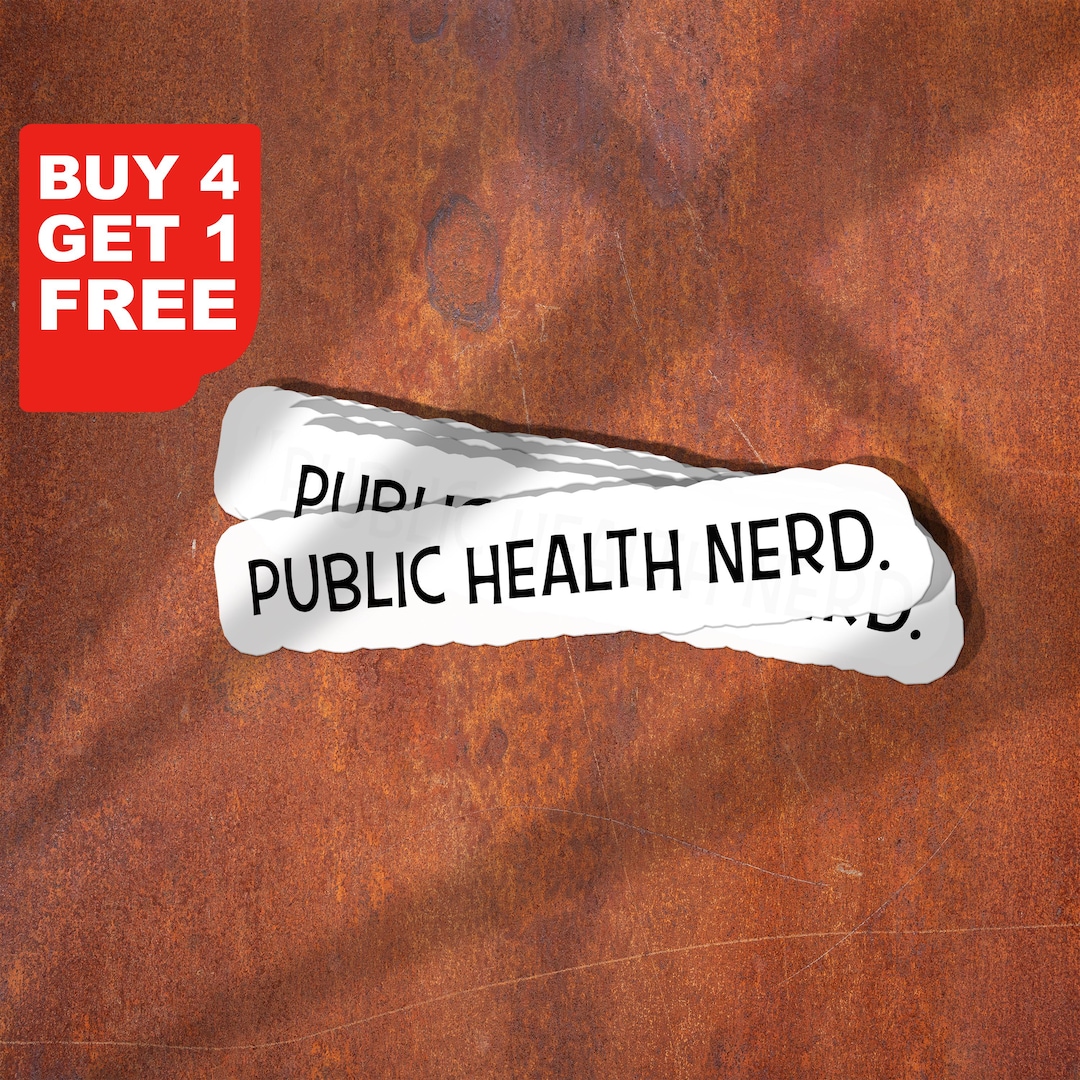 Public Health Nerd Sticker, Public Health Funny Sticker, Laptop Decals ...