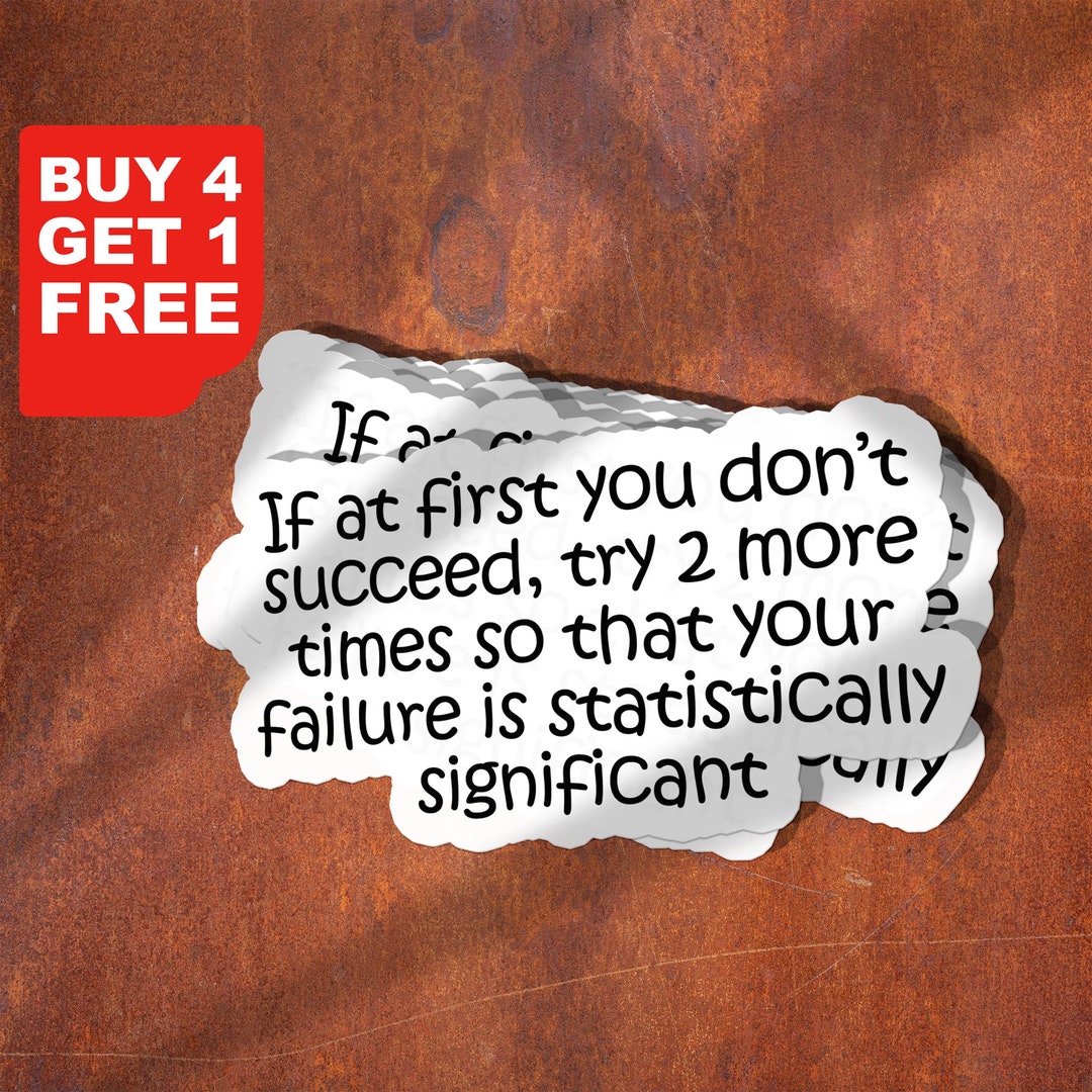 Funny Math Statistics Sticker Math Laptop Stickers Math - Etsy Ireland