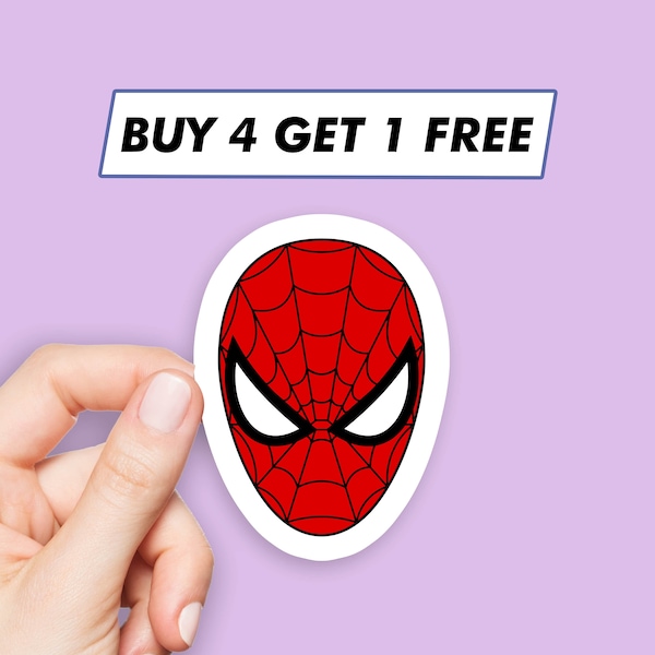 Spiderman Sticker - Etsy