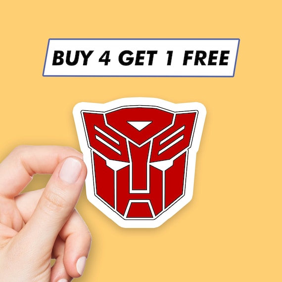 Autobots Logo Sticker Robot Cartoon Stickers Laptop Stickers | Etsy