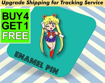 Sailor Moon Button Pins - Etsy
