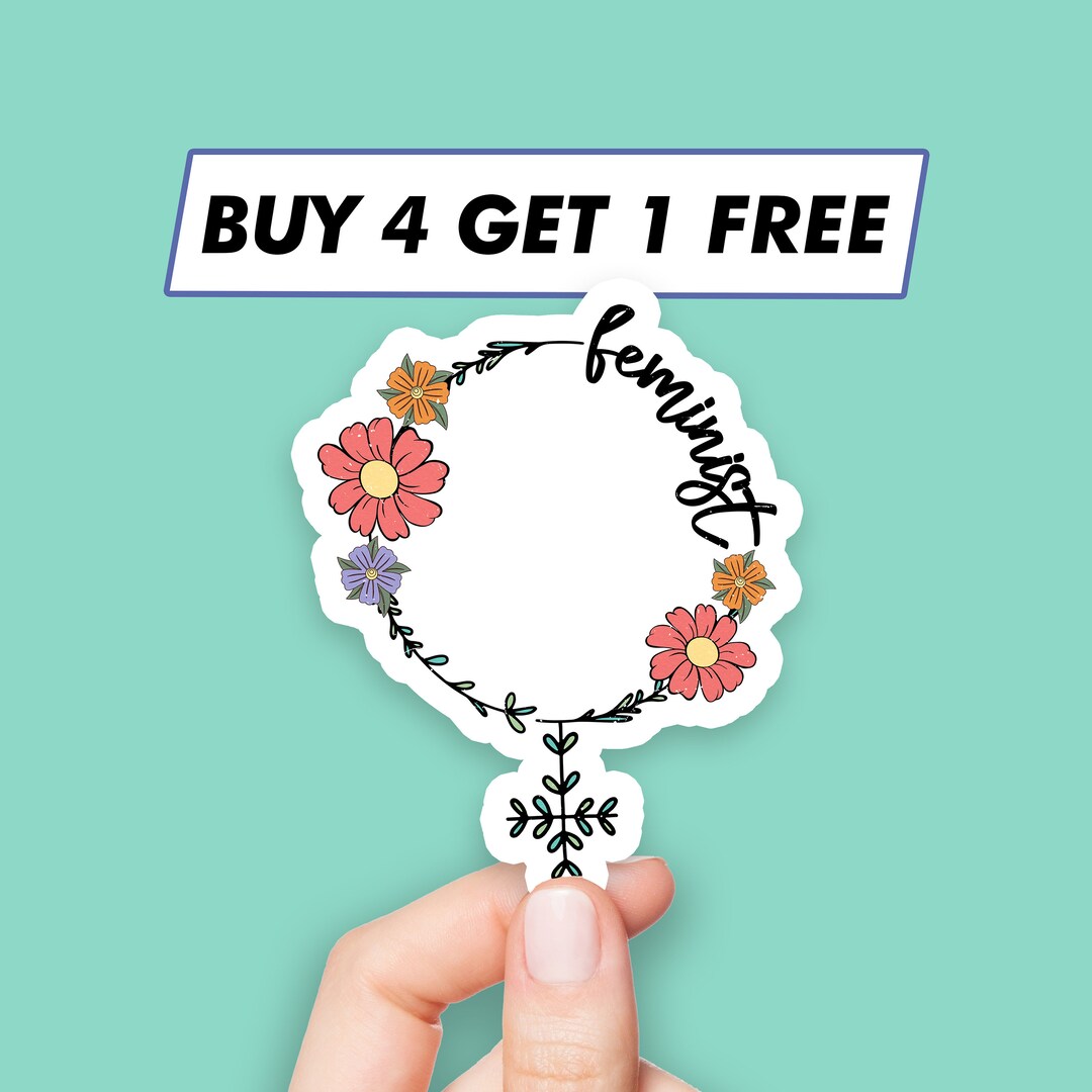 Venus Symbol Sticker Floral Feminist Stickers Laptop Stickers Aesthetic ...