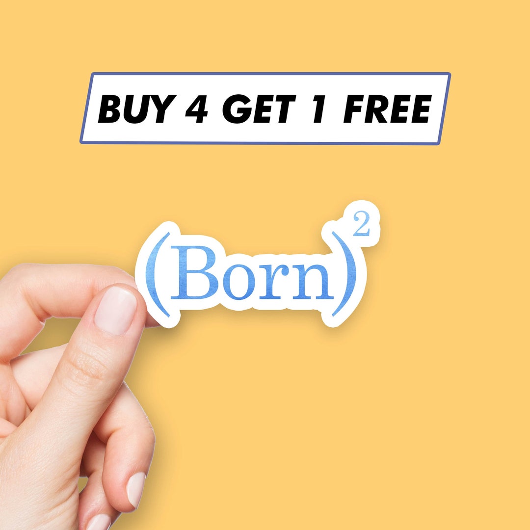 Cute Born Again Sticker Christian Quote Stickers Laptop Stickers ...