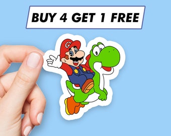 Super Mario Bros Inspired Yoshi Vinyl Decal - Etsy