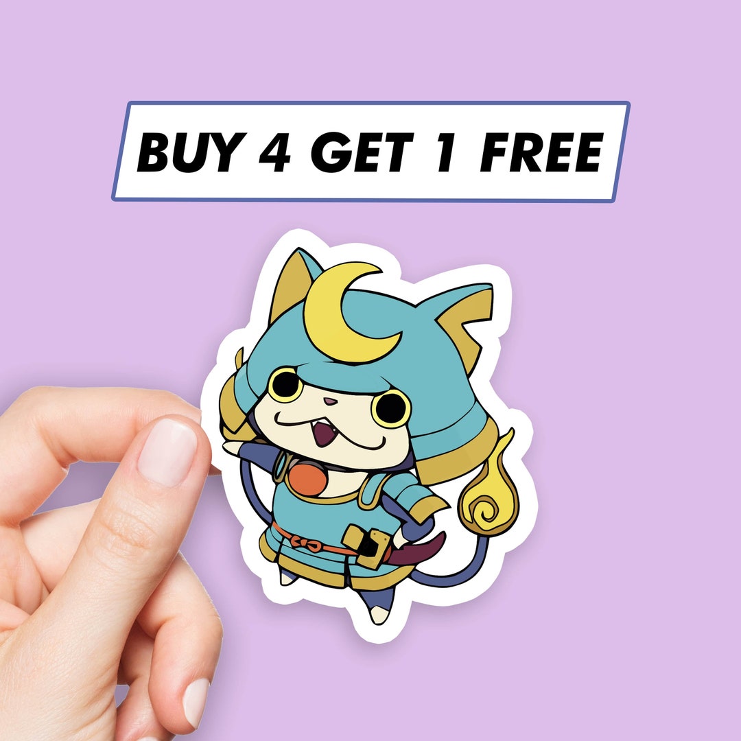Shogunyan Cat Sticker Comic Anime Stickers Laptop Stickers Aesthetic ...