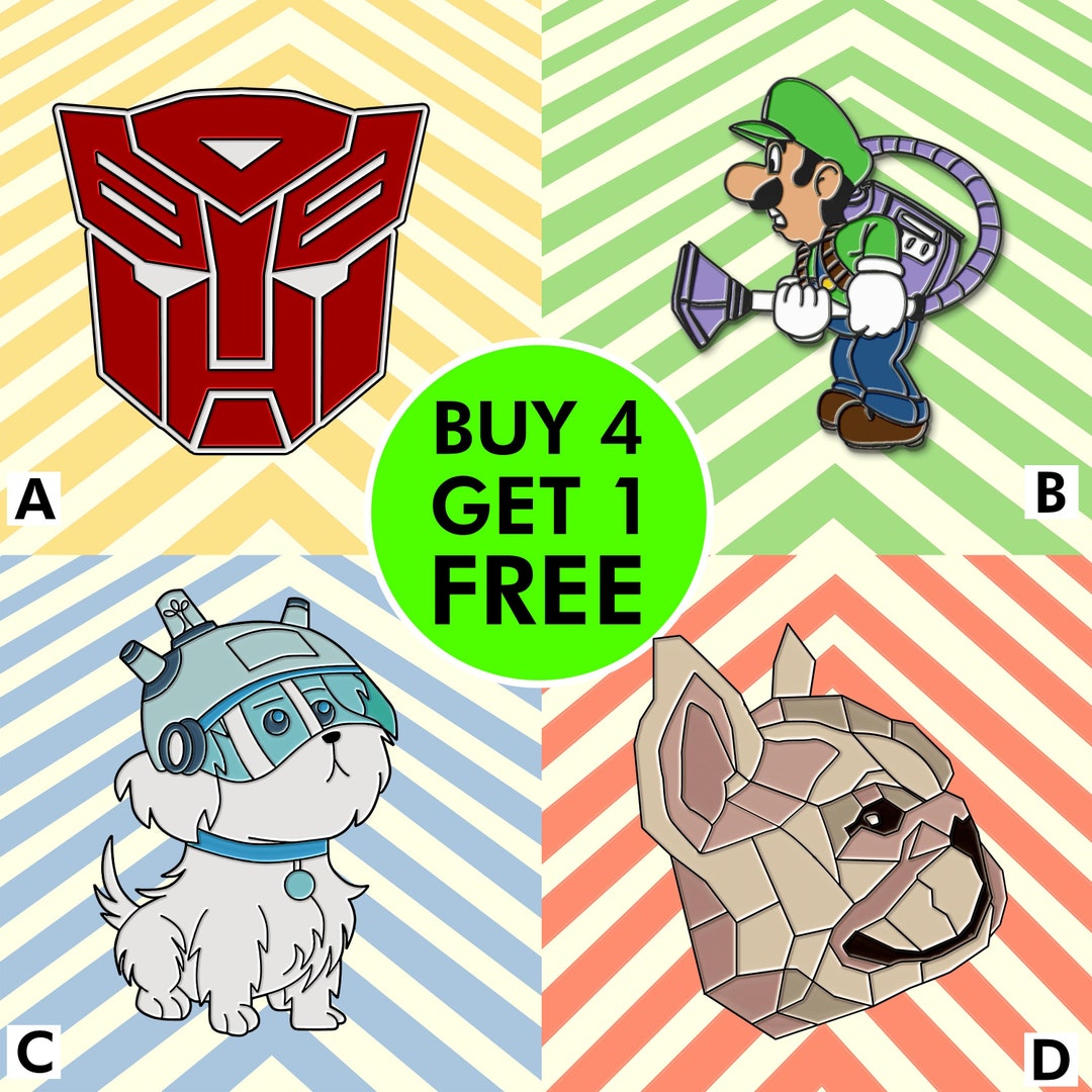 Autobots Logo Enamel Pin Haunted Mansion Luigi Enamel Pins Set - Etsy