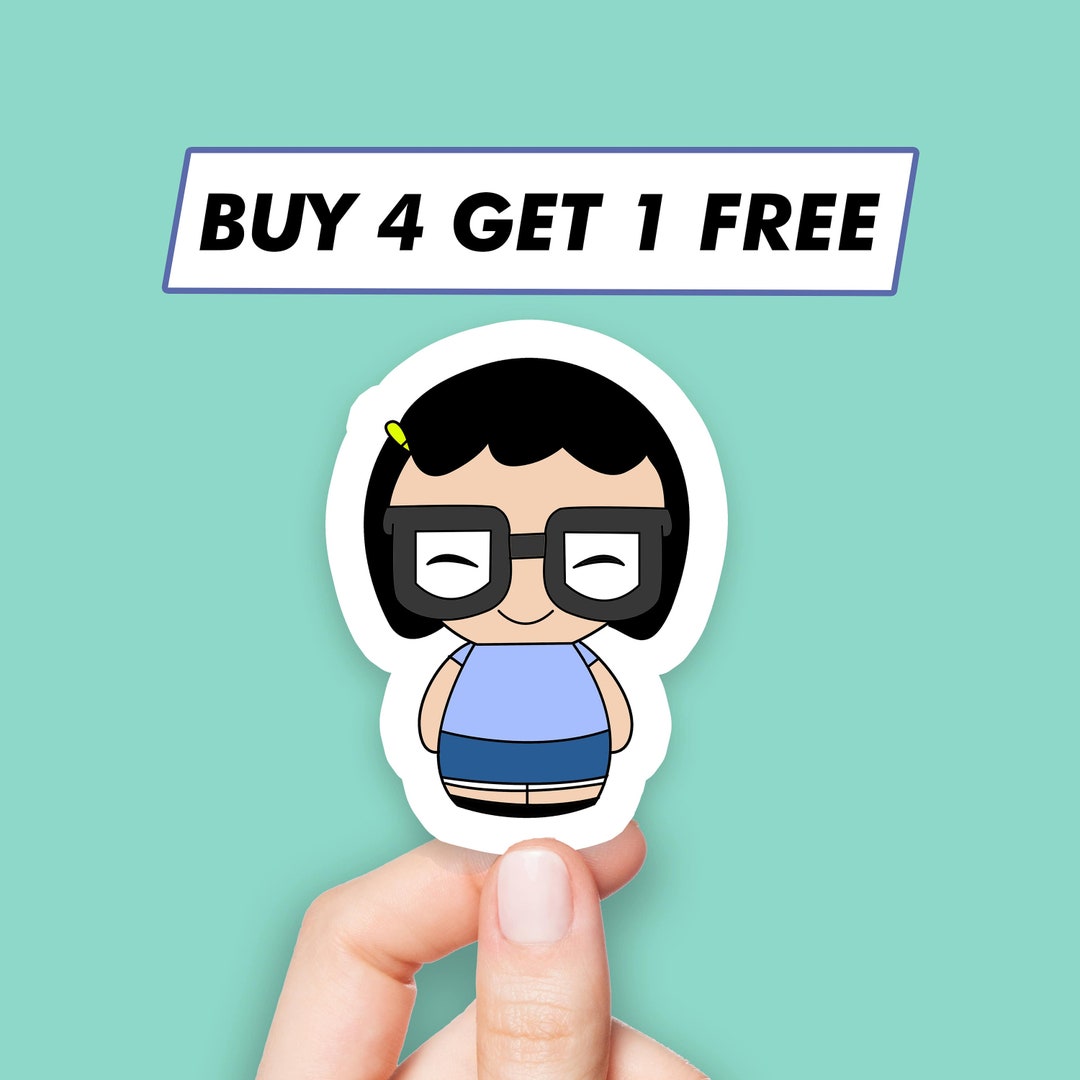Chibi Tina Belcher Aufkleber Bobs Burgers Kawaii Aufkleber Laptop ...