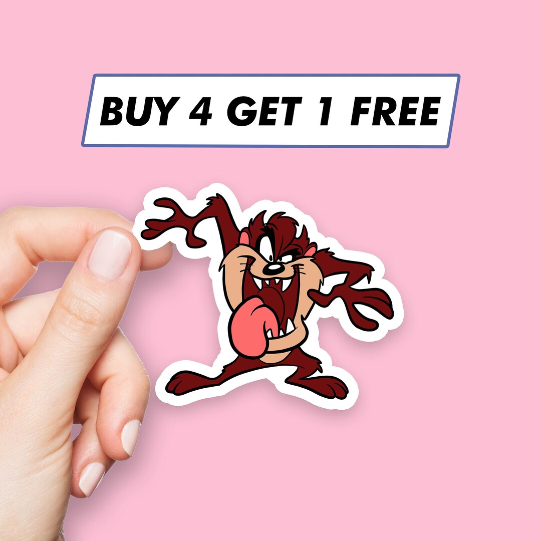 Cute Tasmanian Devil Sticker Bear Cartoon Stickers Laptop Stickers ...
