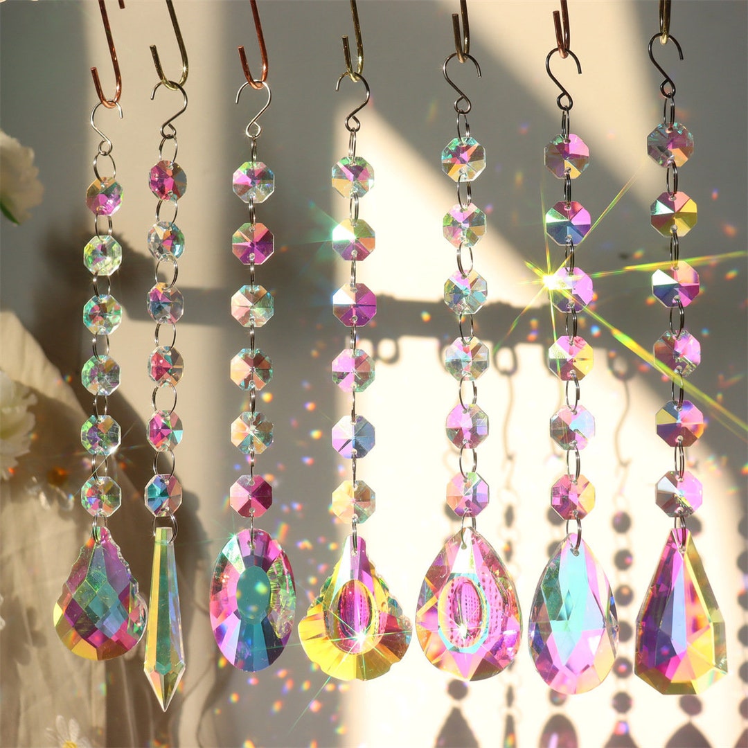 Rainbow Crystal Sun Catcher Rainbow Maker Hanging - Etsy