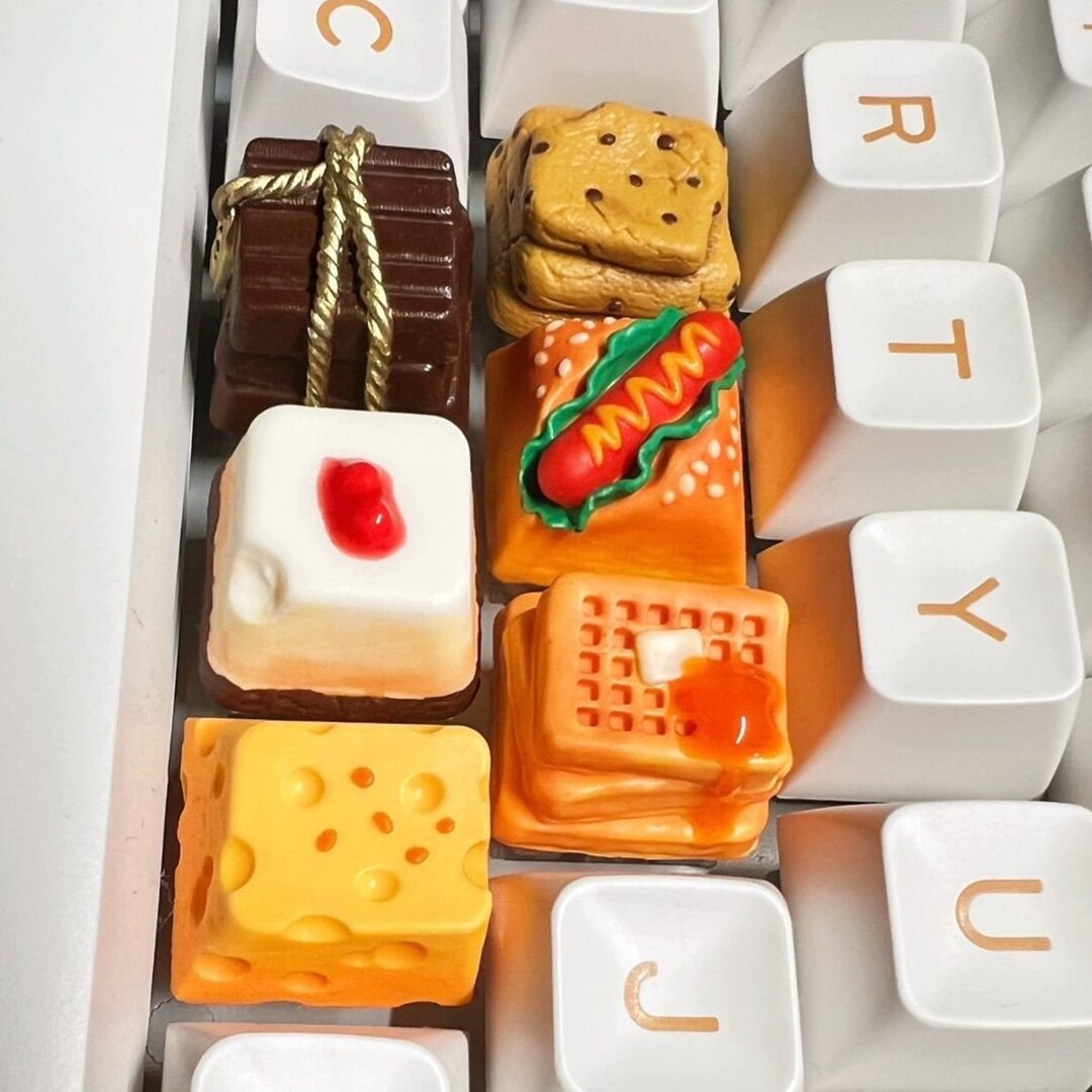 Breakfast Ham Toast Mechanical Keyboards Gourmet Food - Etsy