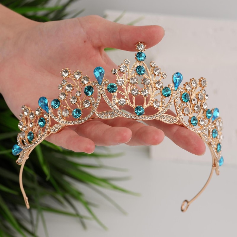 Blue Tiara - Etsy