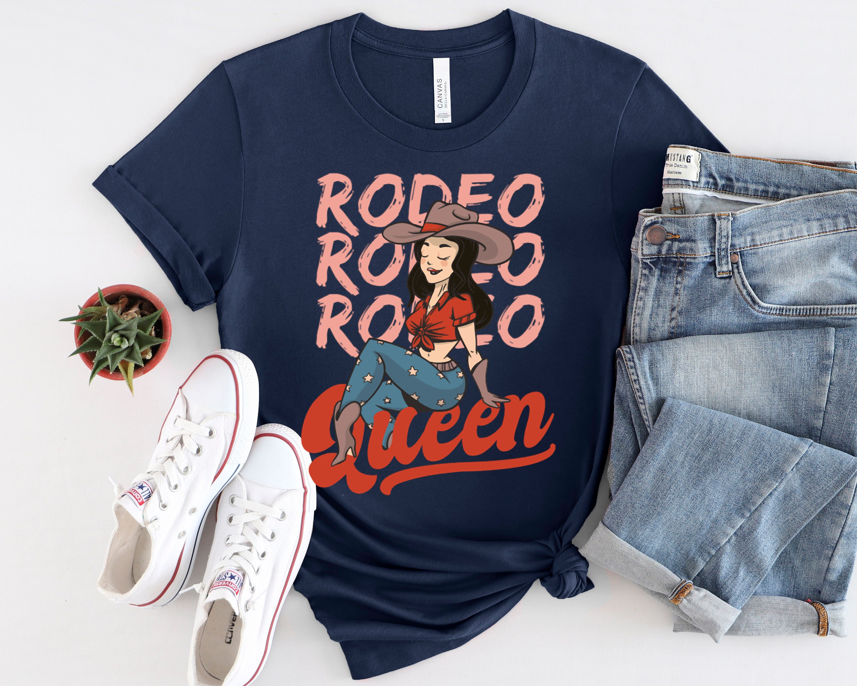 Rodeo Queen Shirt, Rodeo Queen Graphic Tee, Southern Girl Shirt, Trendy ...