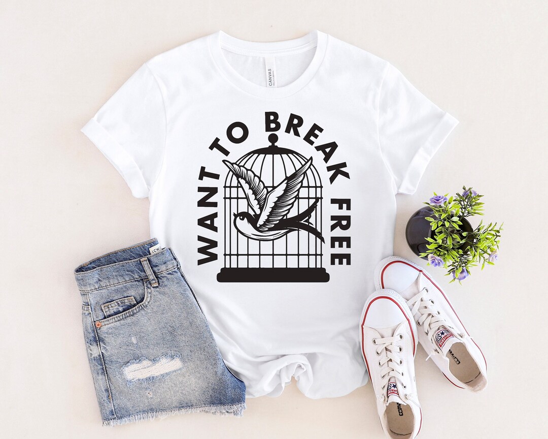 Queen Want to Break Free T-shirt, I Want to Break Free Men, Women and ...
