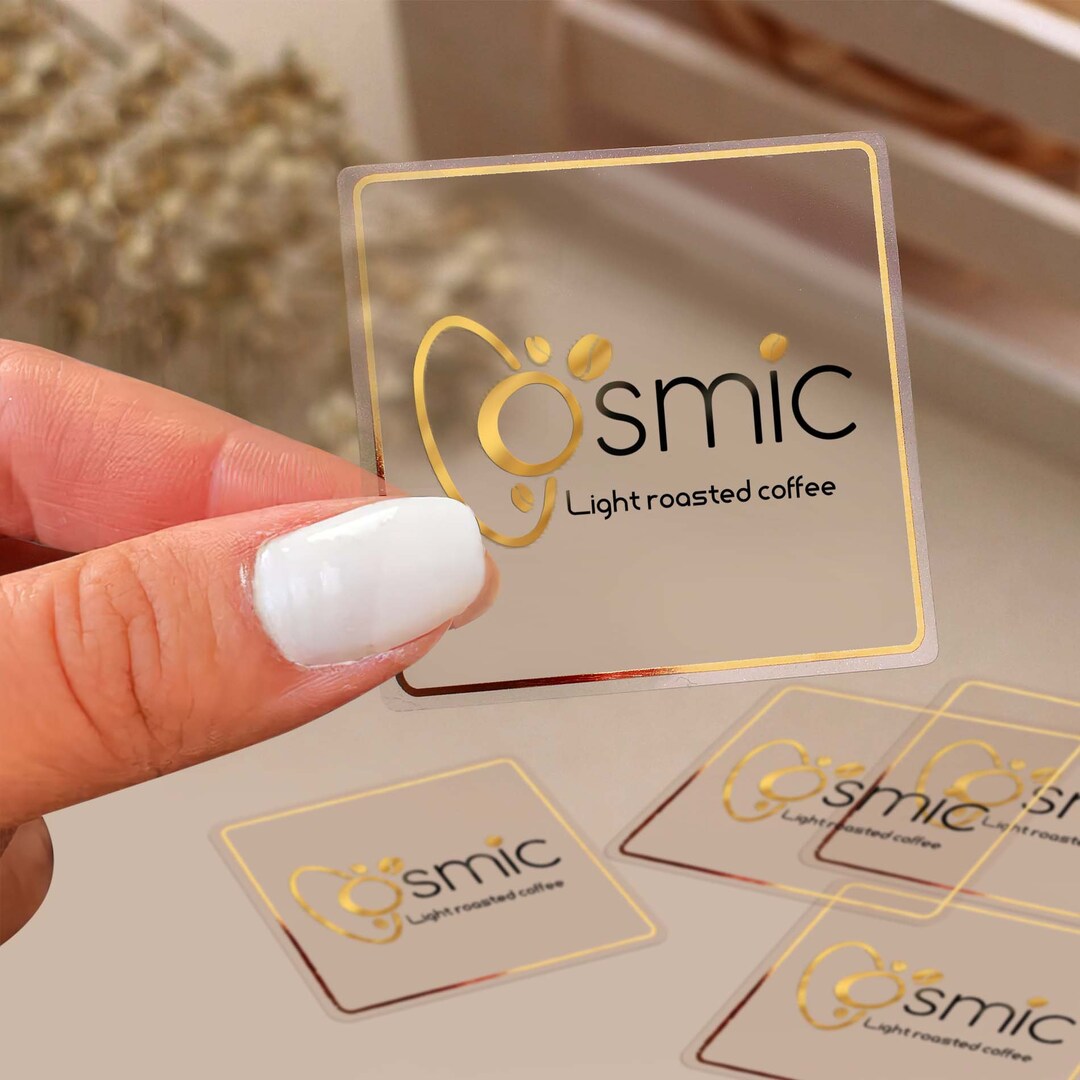 Clear Stickers Custom Clear Stickers Custom Your Logo Clear - Etsy