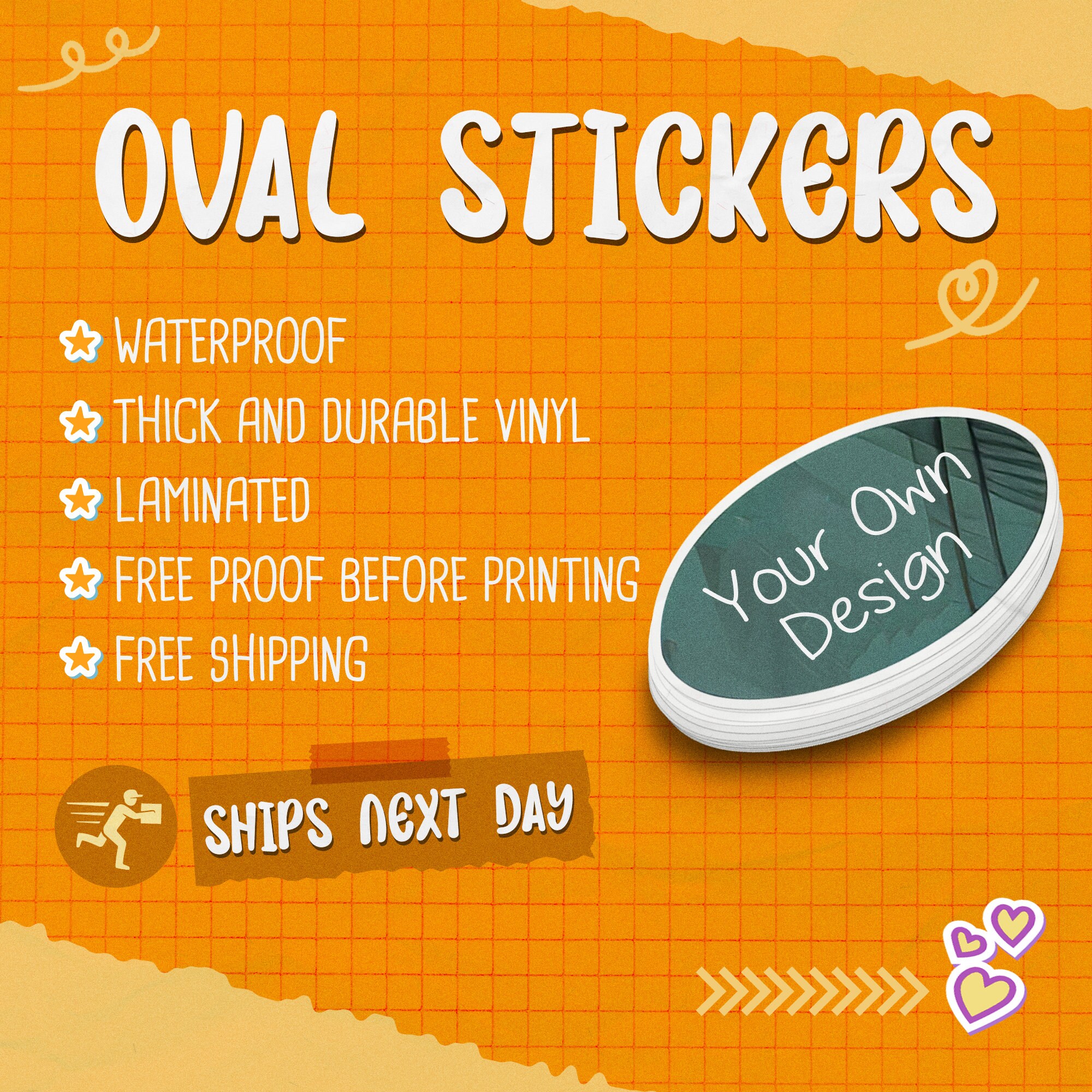 Make Your Own Oval Stickers