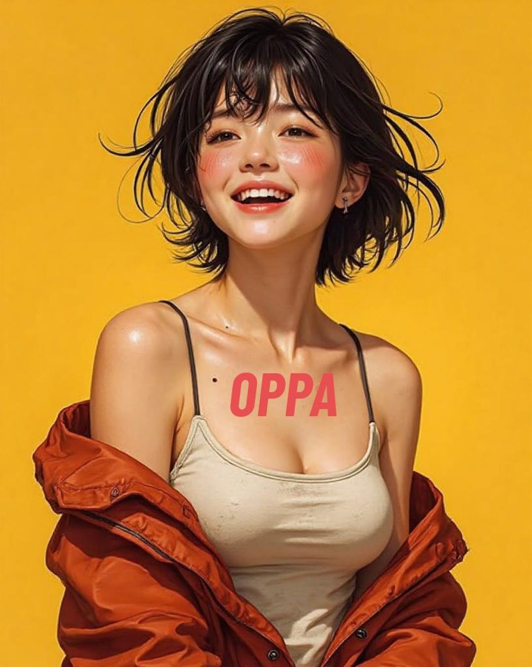 Pretty Korean 'oppa' PNG - Etsy