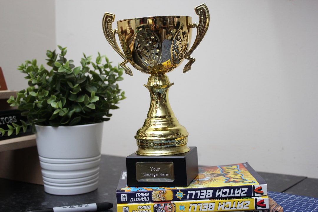 Custom Engraved Trophy Cup: Personalized Sports Award, Office Gift ...