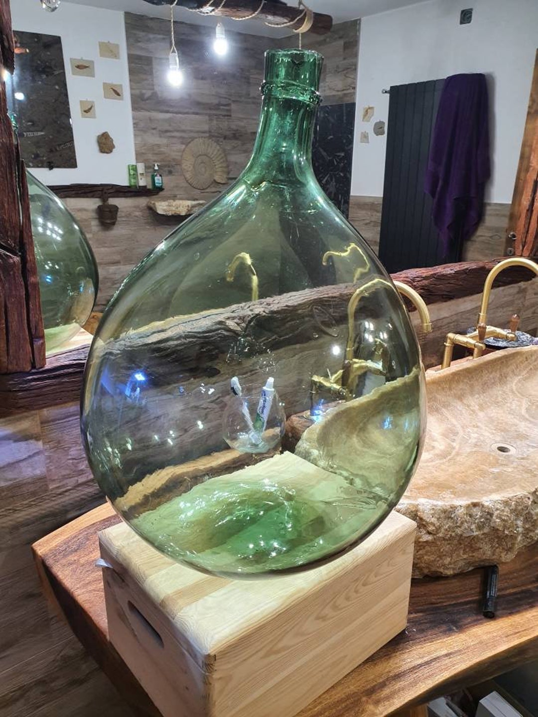 Green Balloon, Demijohn, Green Tourie, Yellow Carboy - Etsy