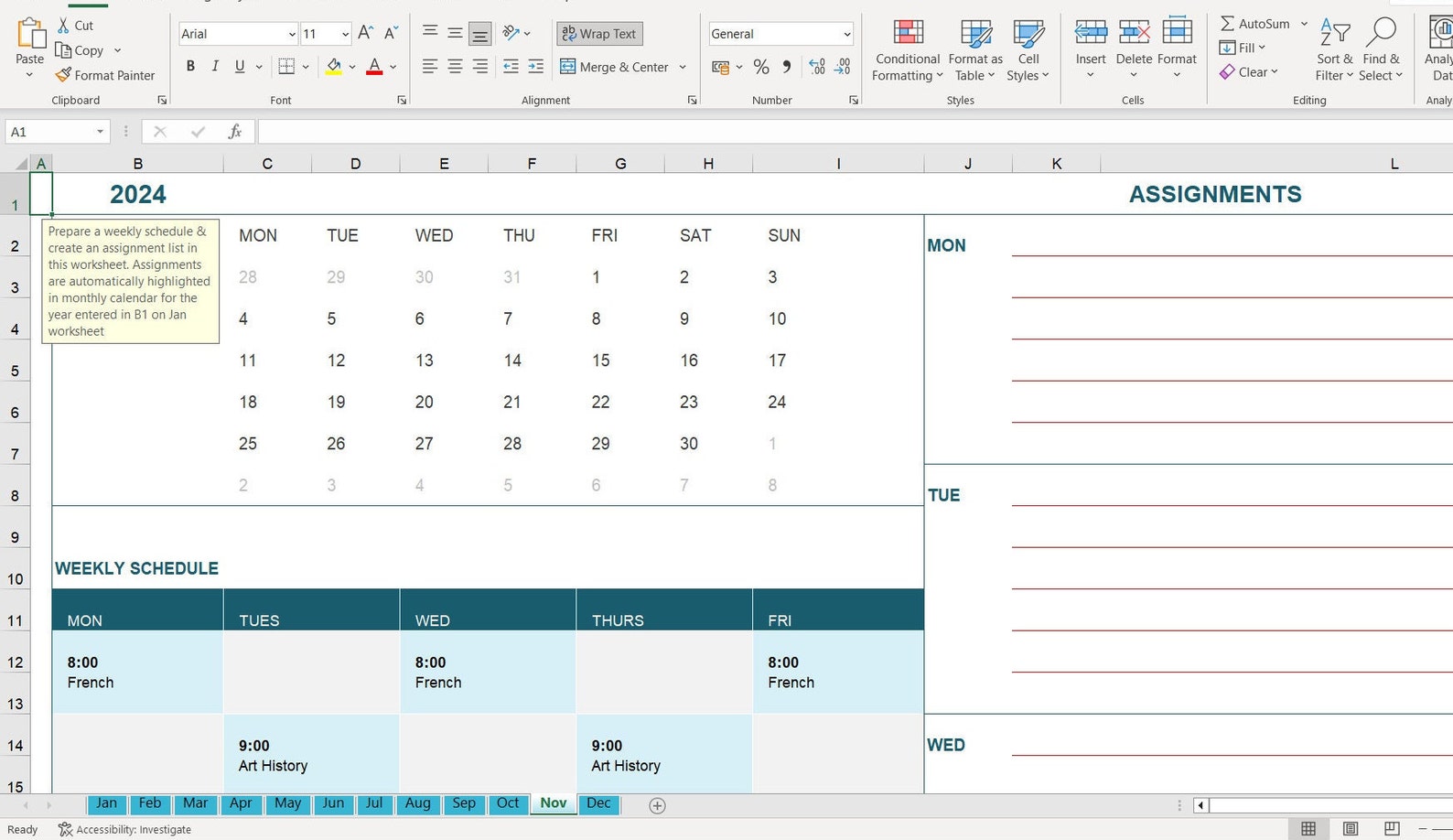 Calendar Digital. Calendar Template , by Month , Excel Template ...