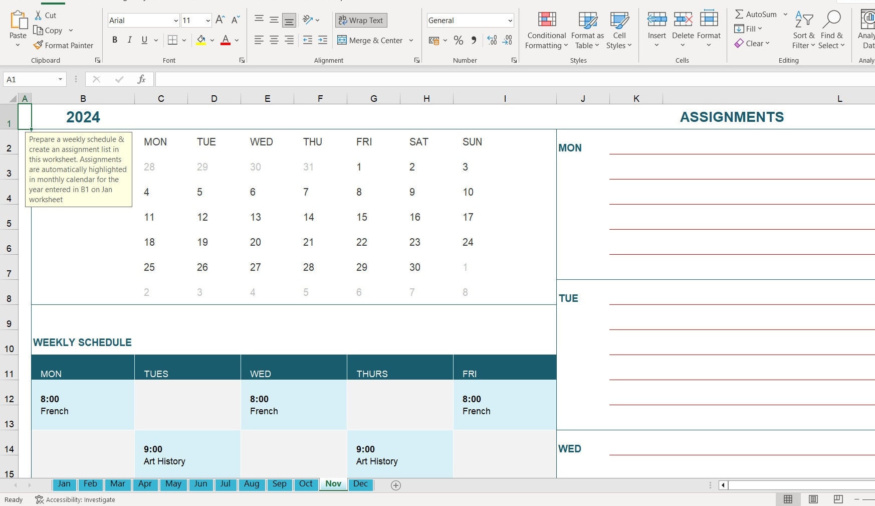 Calendar Digital. Calendar Template , by Month , Excel Template ...