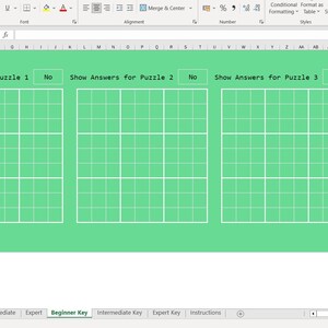 Sudoku Game Digital , Excel File , Editable, Printable , for Games ...