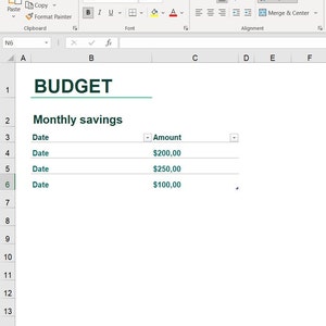 Manage My Money ,excel Template , Fillable , Excel , Printable ...